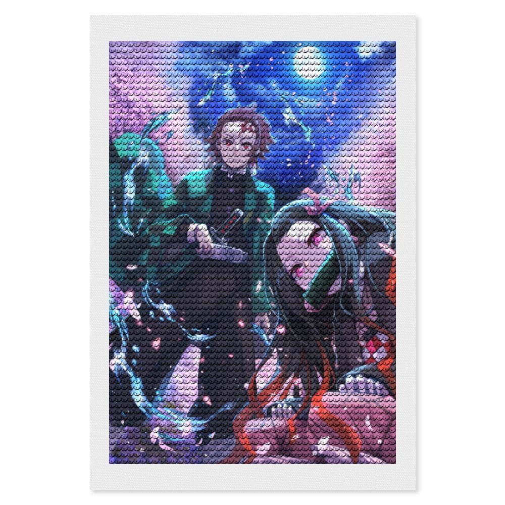 Demon Slayer Diamond Art Kits for Adults - 5D Diamond Art Kits for ...