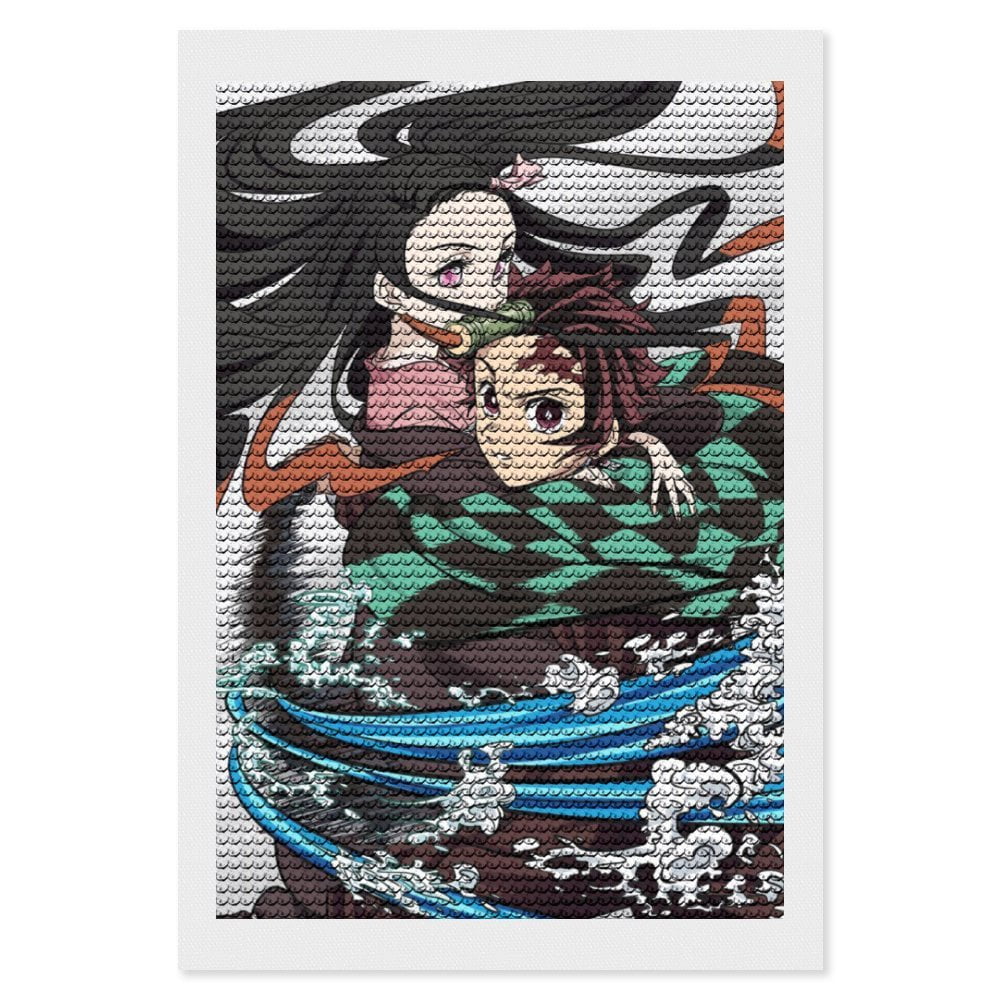 Demon Slayer Diamond Art Kits for Adults - 5D Diamond Art Kits for ...