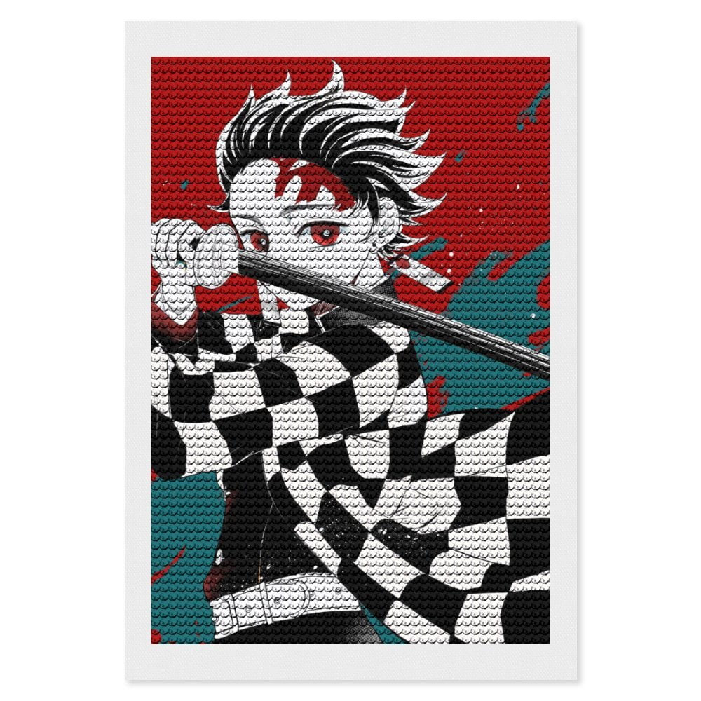Demon Slayer Diamond Art Kits for Adults - 5D Diamond Art Kits for ...