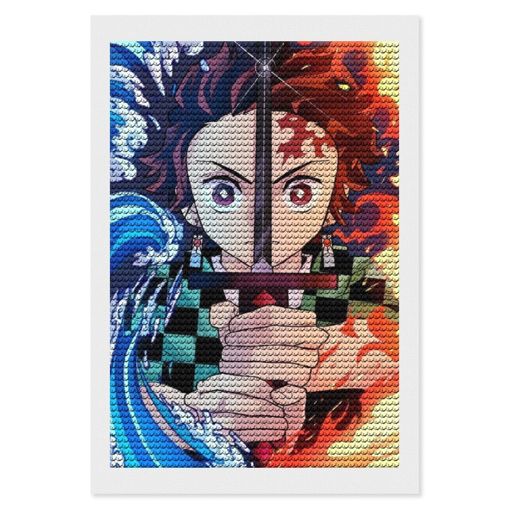 Demon Slayer Diamond Art Kits for Adults - 5D Diamond Art Kits for ...