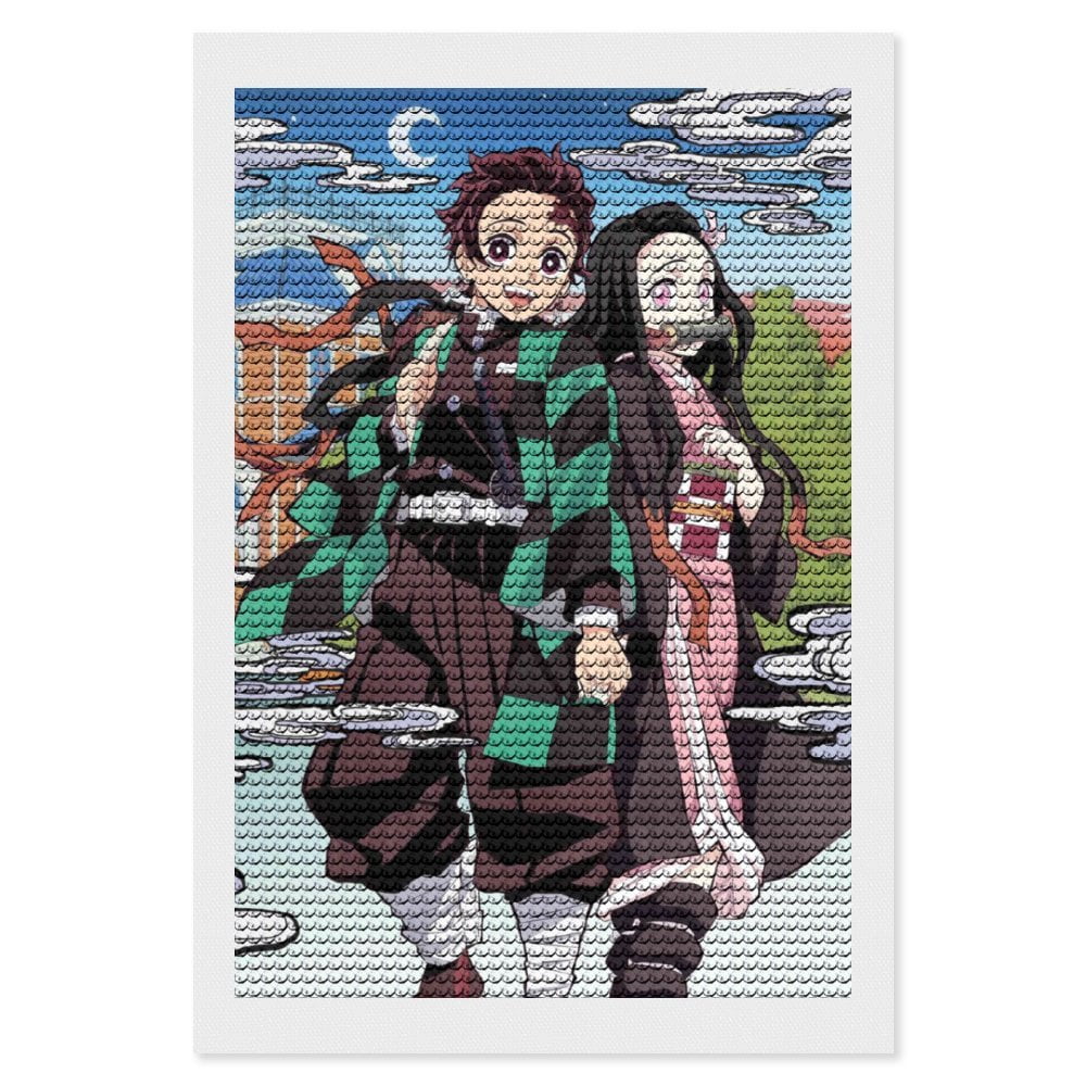 Demon Slayer Diamond Art Kits for Adults - 5D Diamond Art Kits for ...