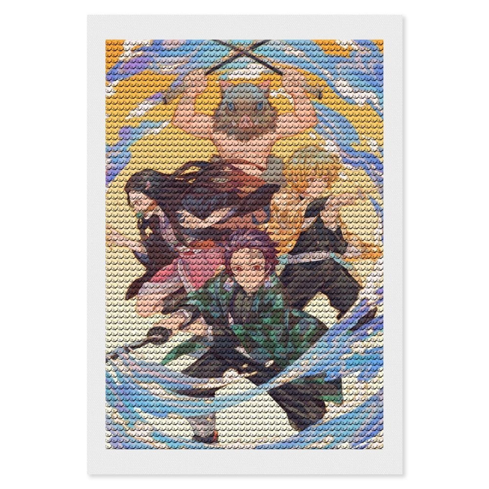 Demon Slayer Diamond Art Kits for Adults - 5D Diamond Art Kits for ...