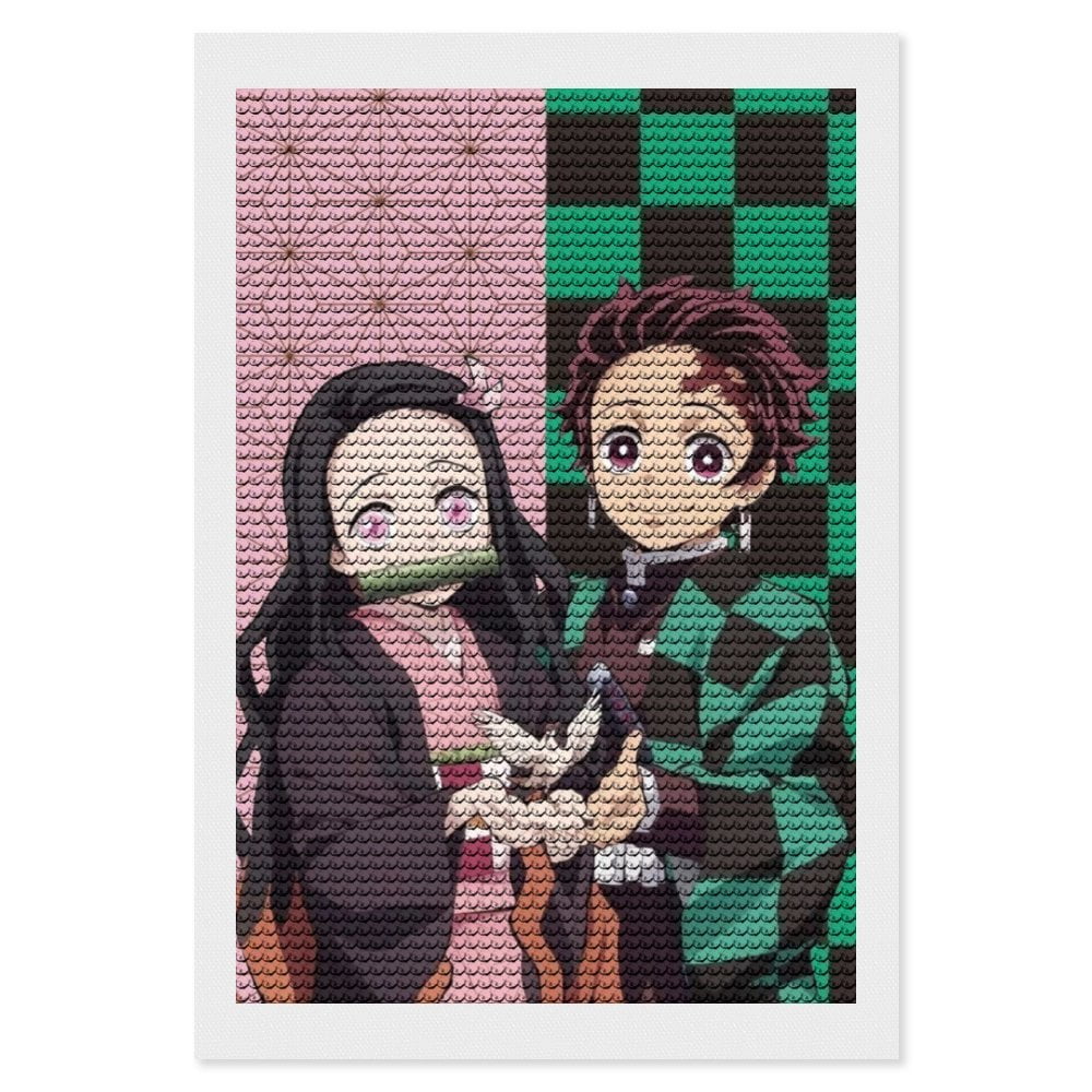 Demon Slayer Diamond Art Kits for Adults - 5D Diamond Art Kits for ...