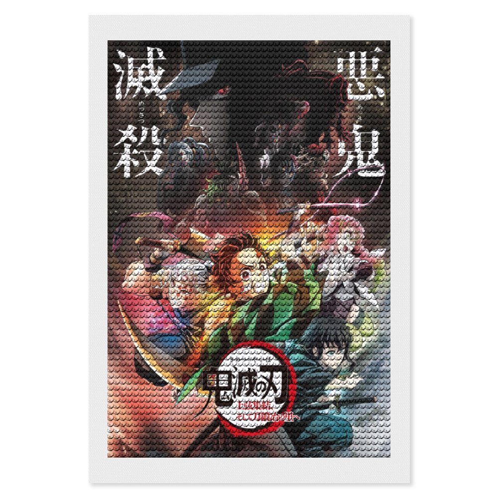 Demon Slayer Diamond Art Kits for Adults - 5D Diamond Art Kits for ...