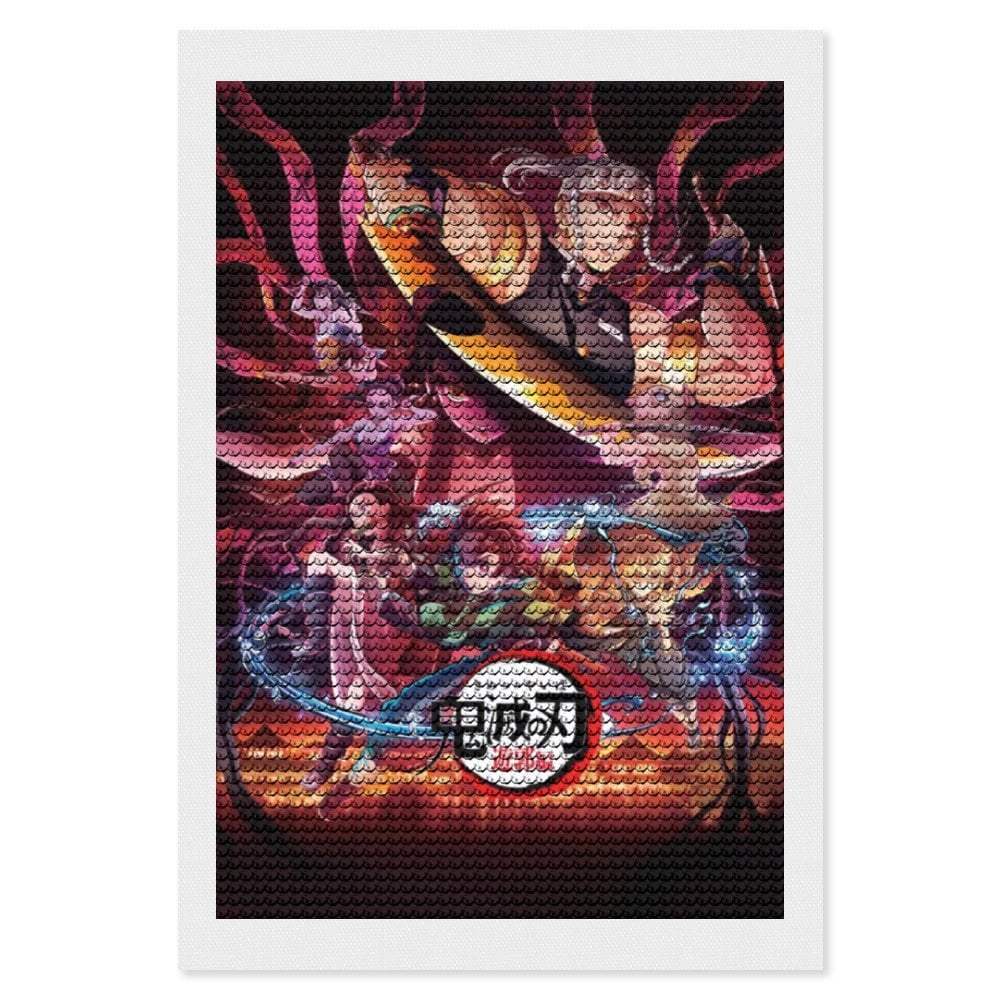 Demon Slayer Diamond Art Kits for Adults - 5D Diamond Art Kits for ...