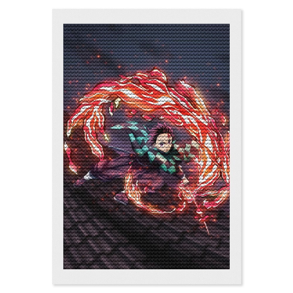 Demon Slayer Diamond Art Kits for Adults - 5D Diamond Art Kits for ...