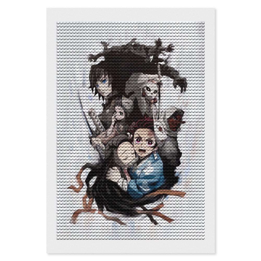 Demon Slayer Diamond Art Kits for Adults - 5D Diamond Art Kits for ...