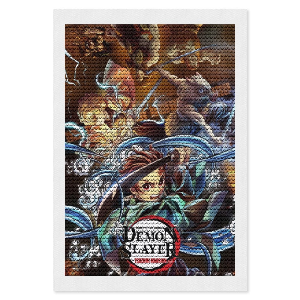 Demon Slayer Diamond Art Kits for Adults - 5D Diamond Art Kits for ...