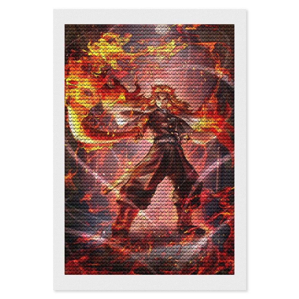 Demon Slayer Diamond Art Kits for Adults - 5D Diamond Art Kits for ...