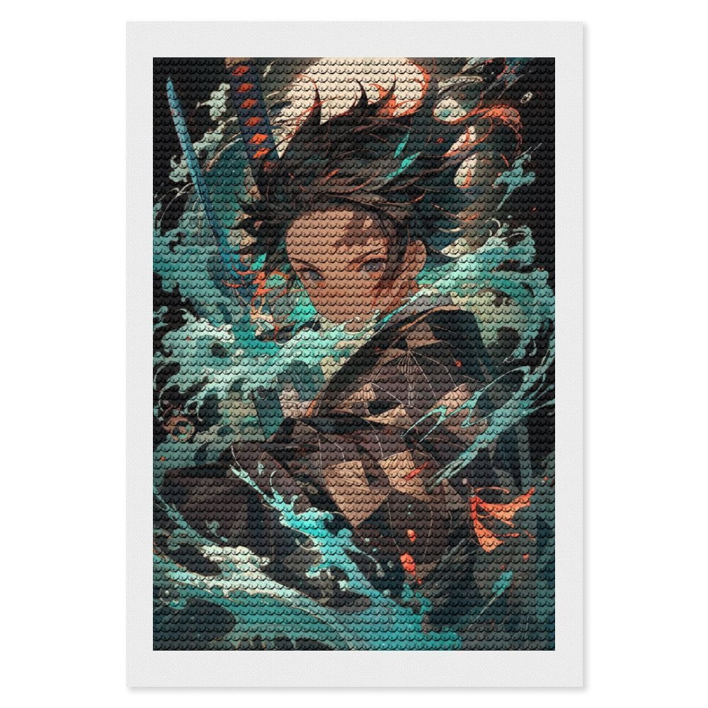 Demon Slayer Diamond Art Kits for Adults - 5D Diamond Art Kits for ...