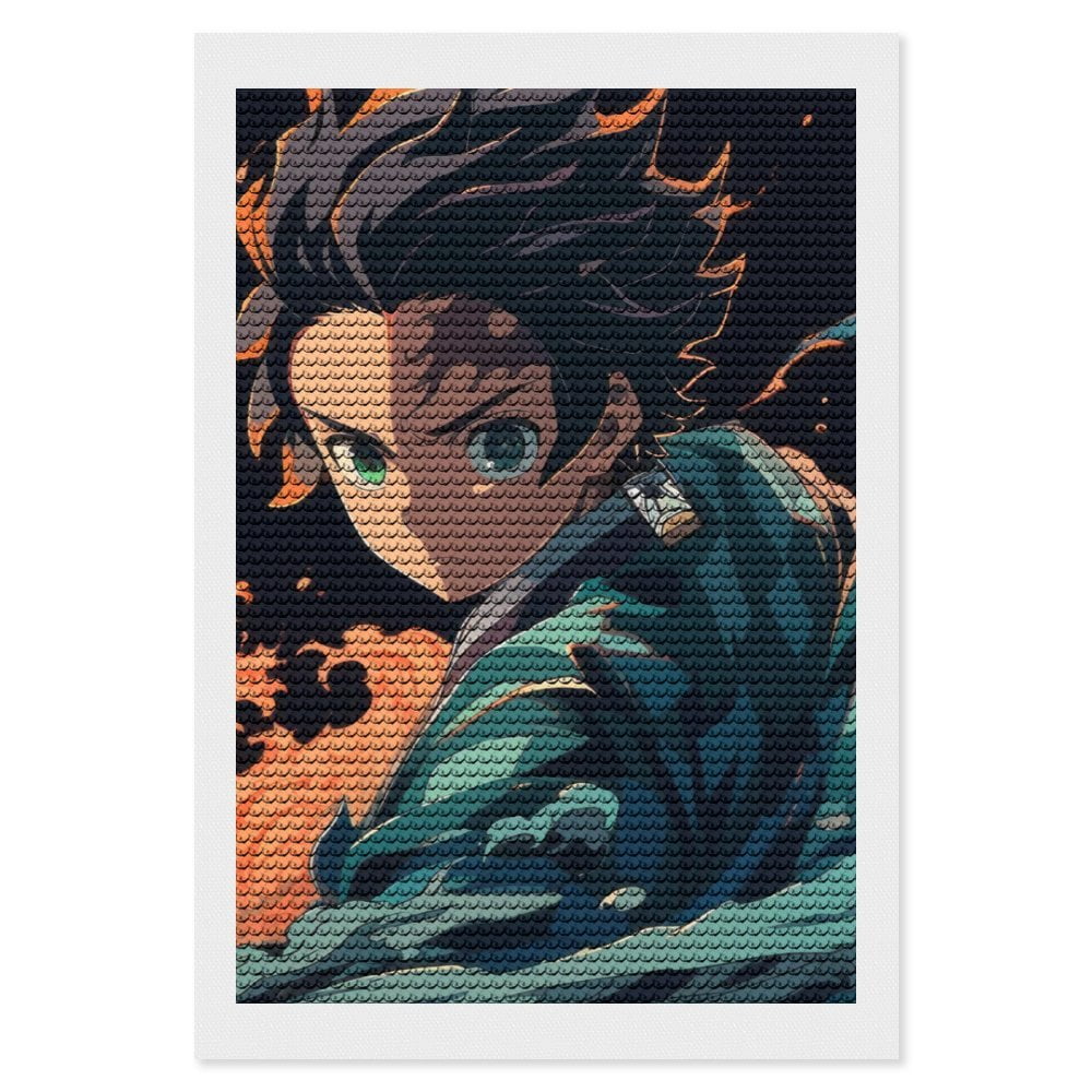 Demon Slayer Diamond Art Kits for Adults - 5D Diamond Art Kits for ...
