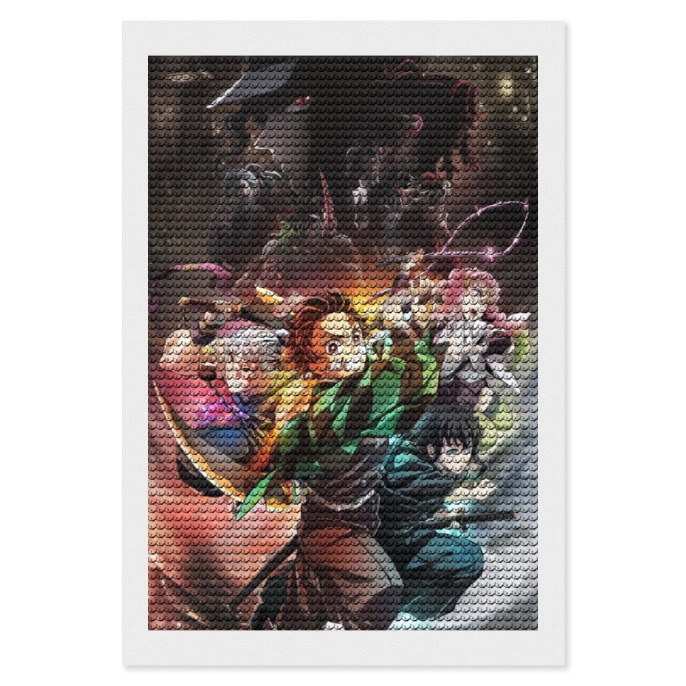 Demon Slayer Diamond Art Kits for Adults - 5D Diamond Art Kits for ...