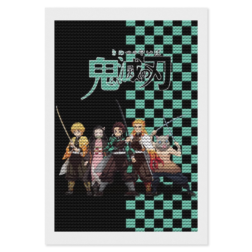 Demon Slayer Diamond Art Kits for Adults - 5D Diamond Art Kits for ...