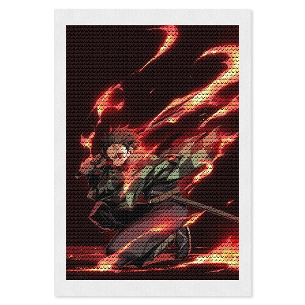 Demon Slayer Diamond Art Kits for Adults - 5D Diamond Art Kits for ...
