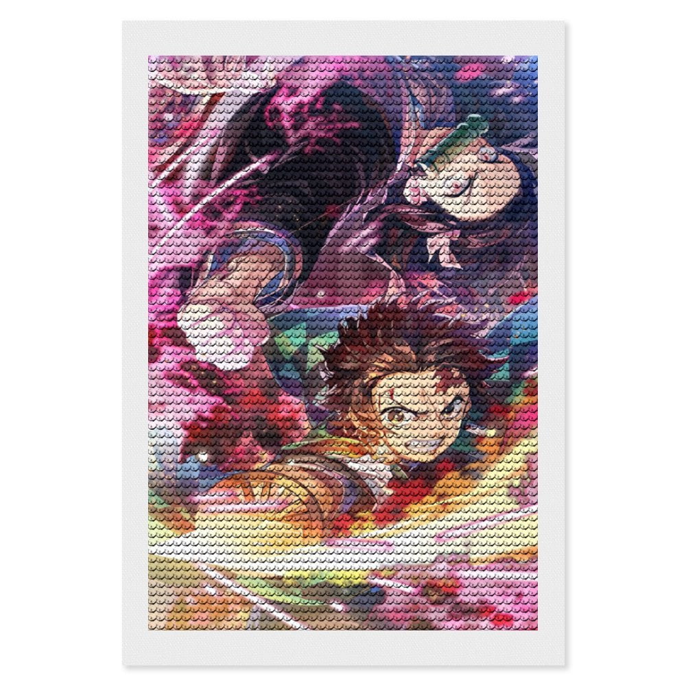 Demon Slayer Diamond Art Kits for Adults - 5D Diamond Art Kits for ...