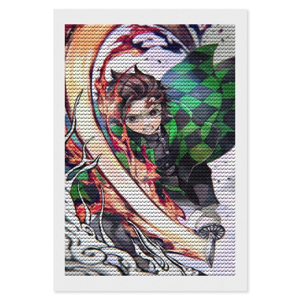 Demon Slayer Diamond Art Kits for Adults - 5D Diamond Art Kits for ...