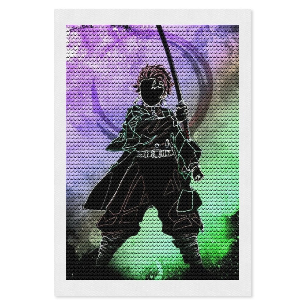 Demon Slayer Diamond Art Kits for Adults - 5D Diamond Art Kits for ...