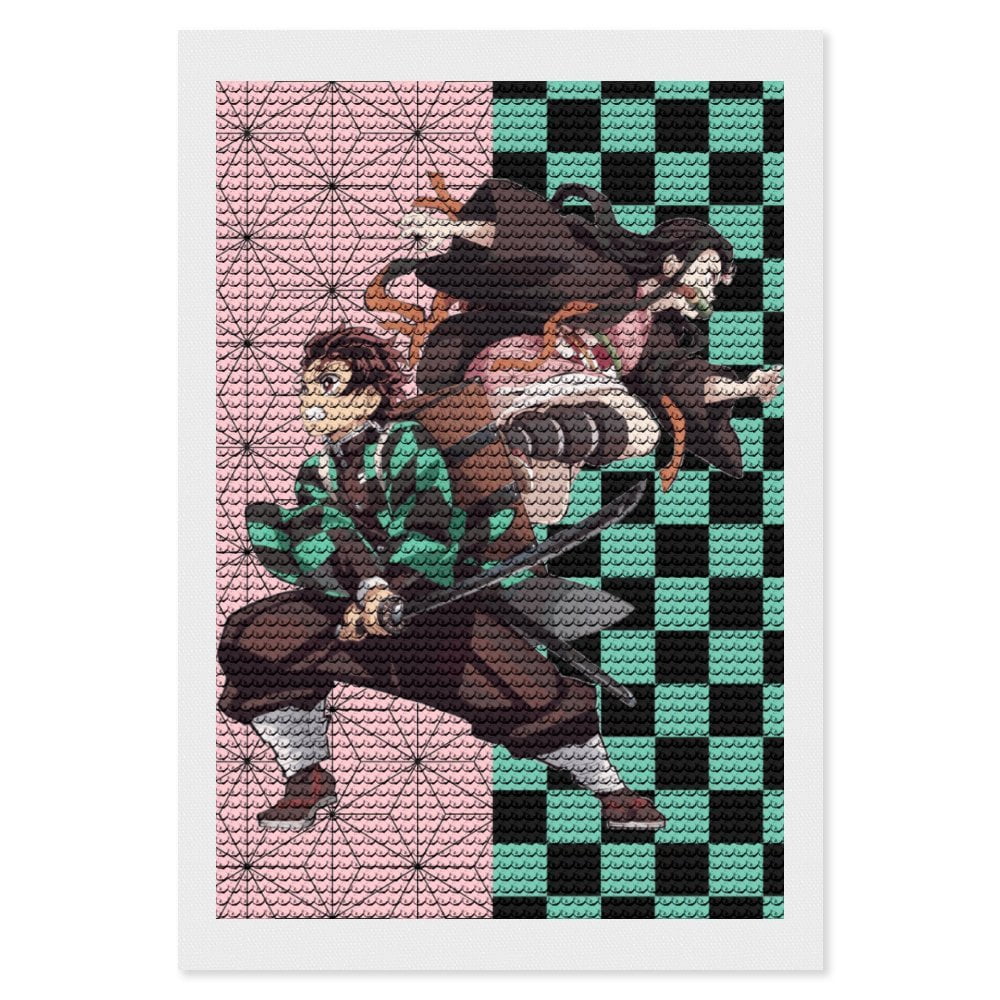 Demon Slayer Diamond Art Kits for Adults - 5D Diamond Art Kits for ...