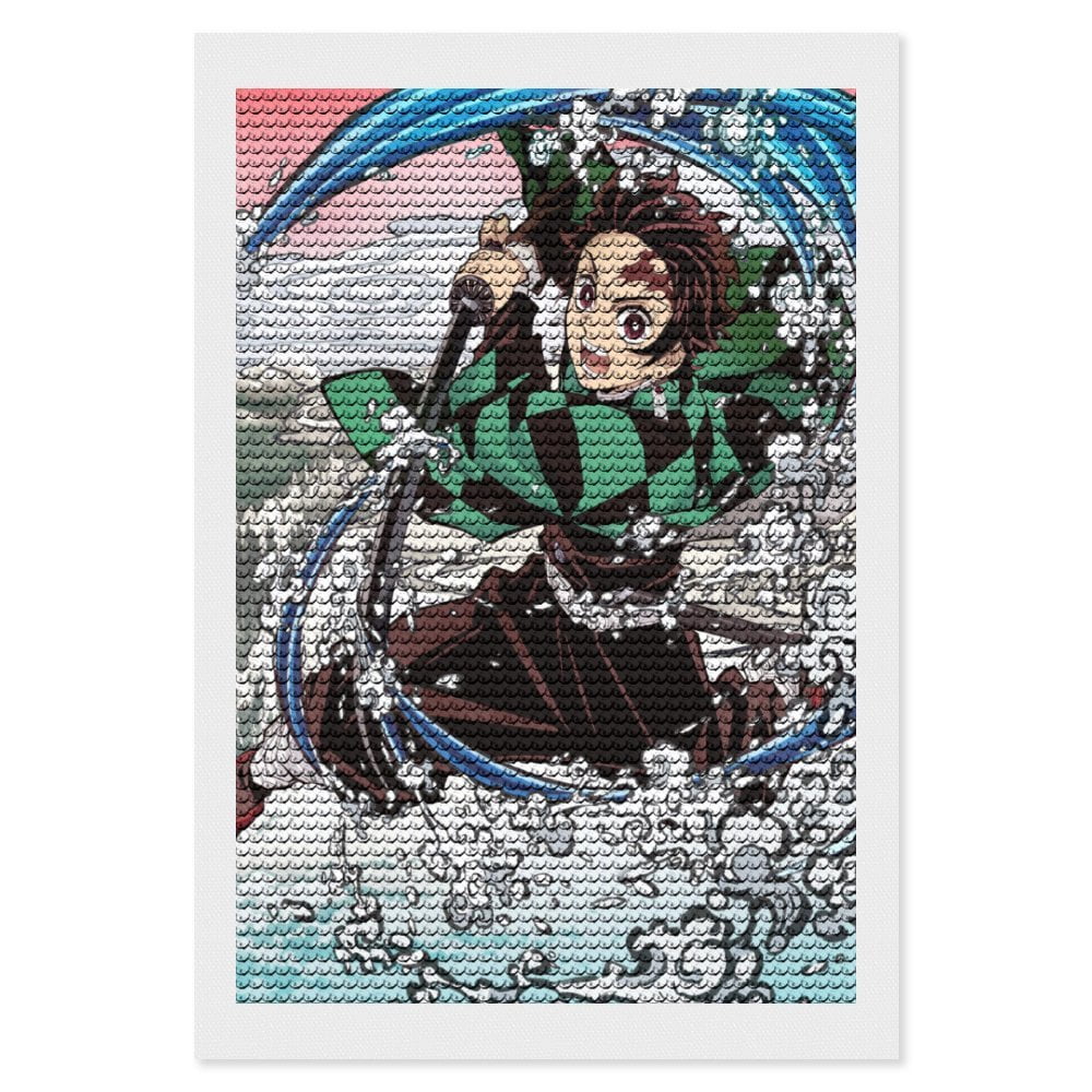 Demon Slayer Diamond Art Kits for Adults - 5D Diamond Art Kits for ...