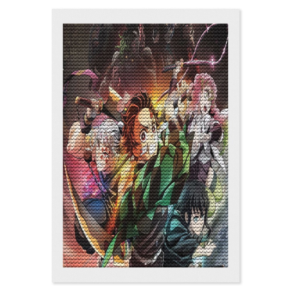 Demon Slayer Diamond Art Kits for Adults - 5D Diamond Art Kits for ...