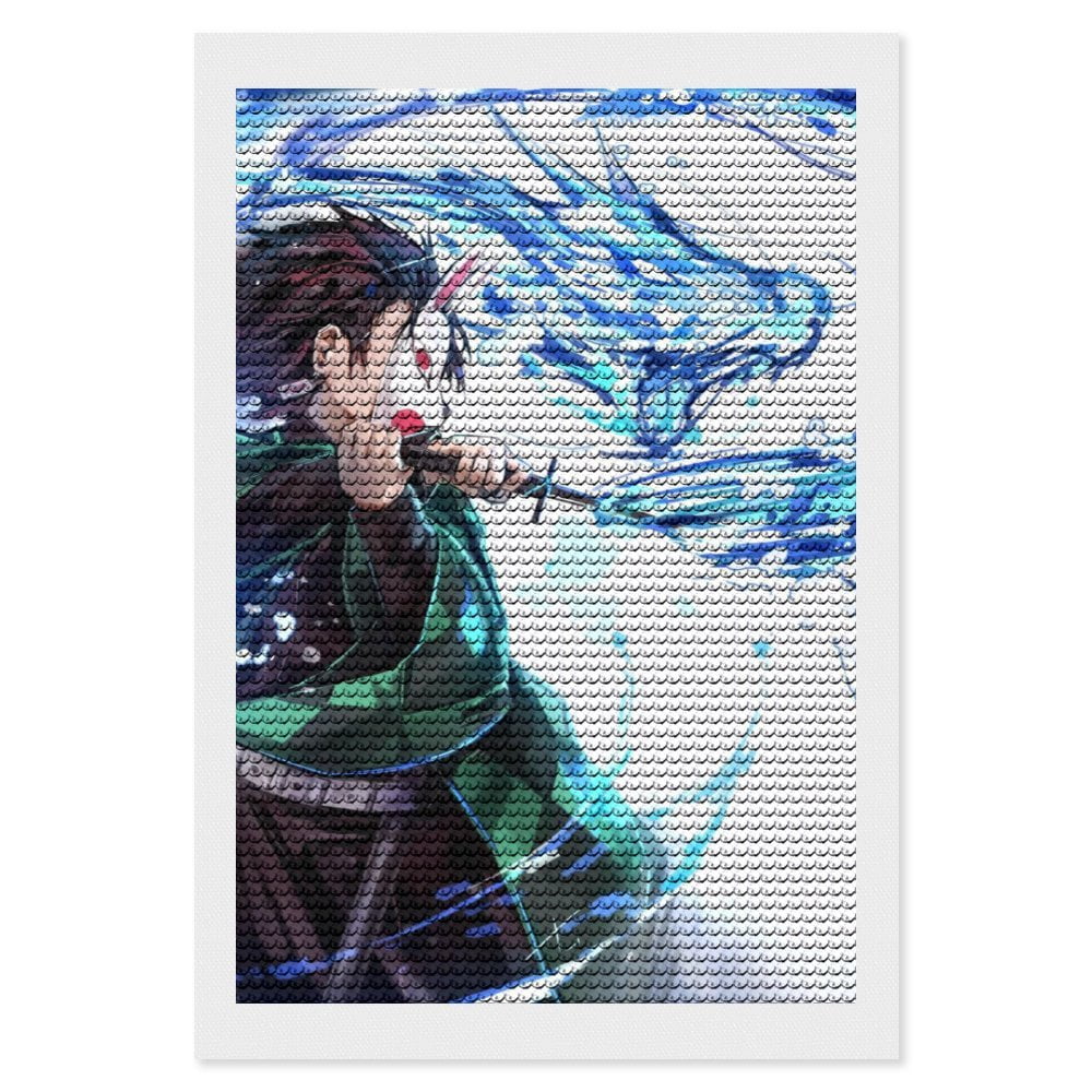 Demon Slayer Diamond Art Kits for Adults - 5D Diamond Art Kits for ...