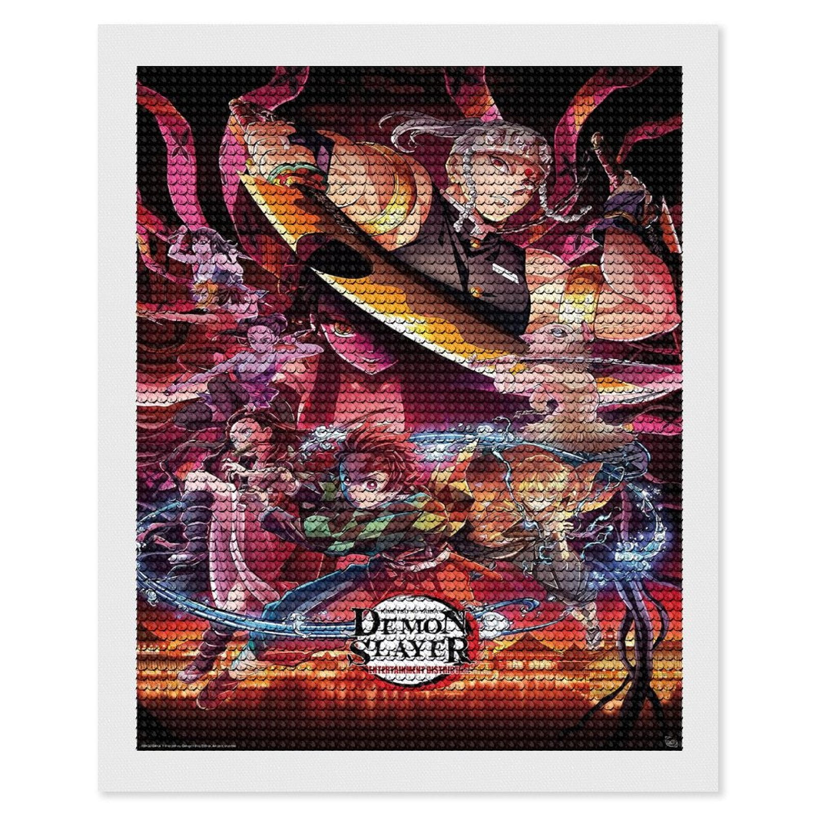 Demon Slayer Diamond Art Kits for Adults Diamond Art Gem Art Painting ...