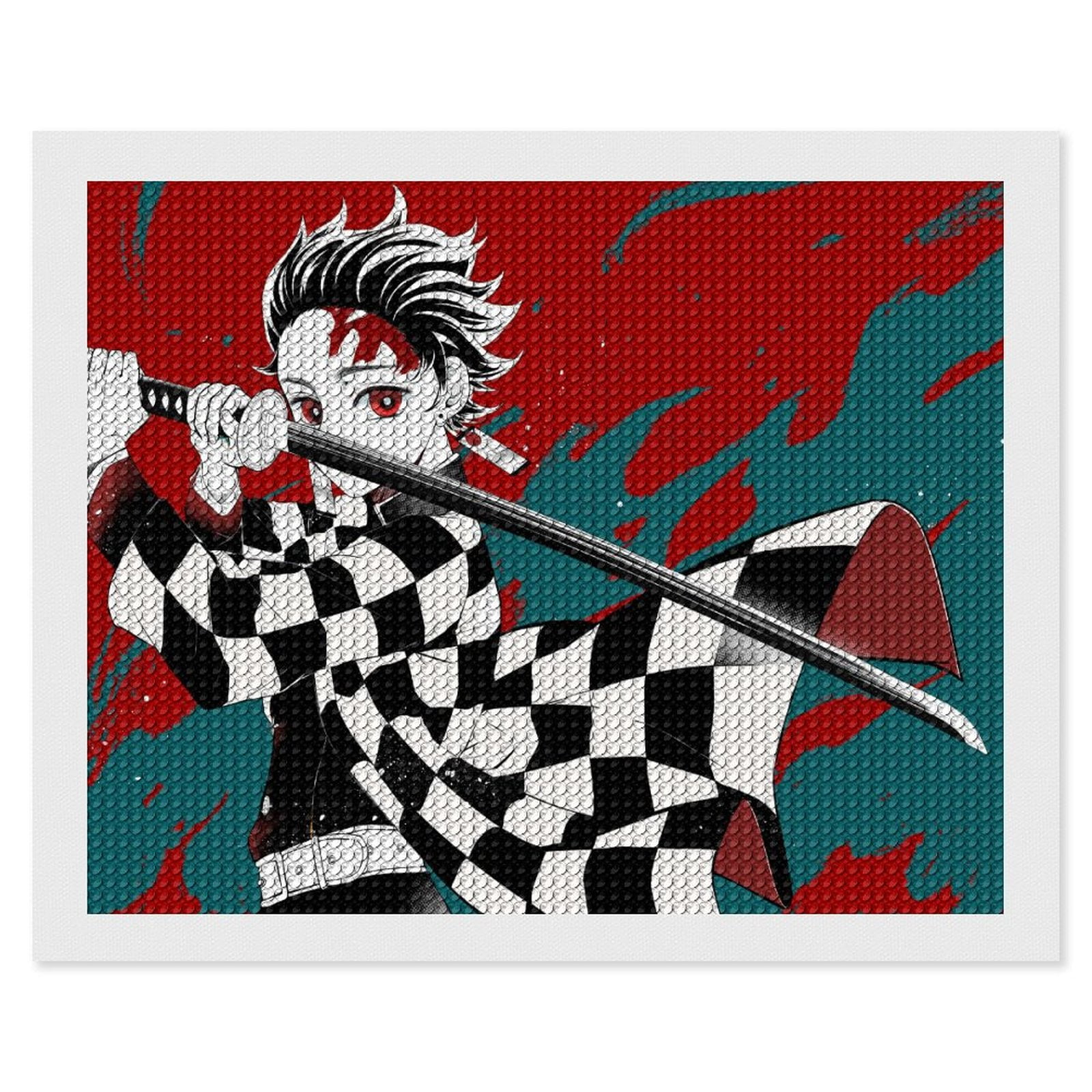 Demon Slayer Diamond Art Kits for Adults Diamond Art Gem Art Painting ...