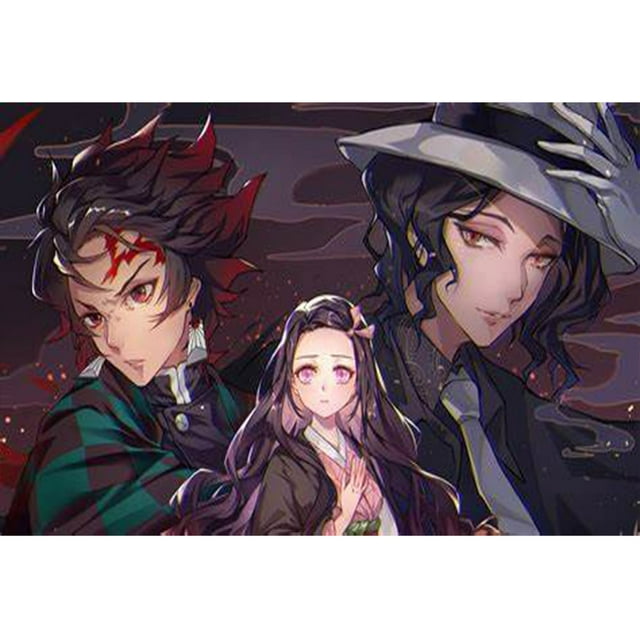 Demon Slayer Diamond Art Painting Kit - For Beginners Full Diamond ...