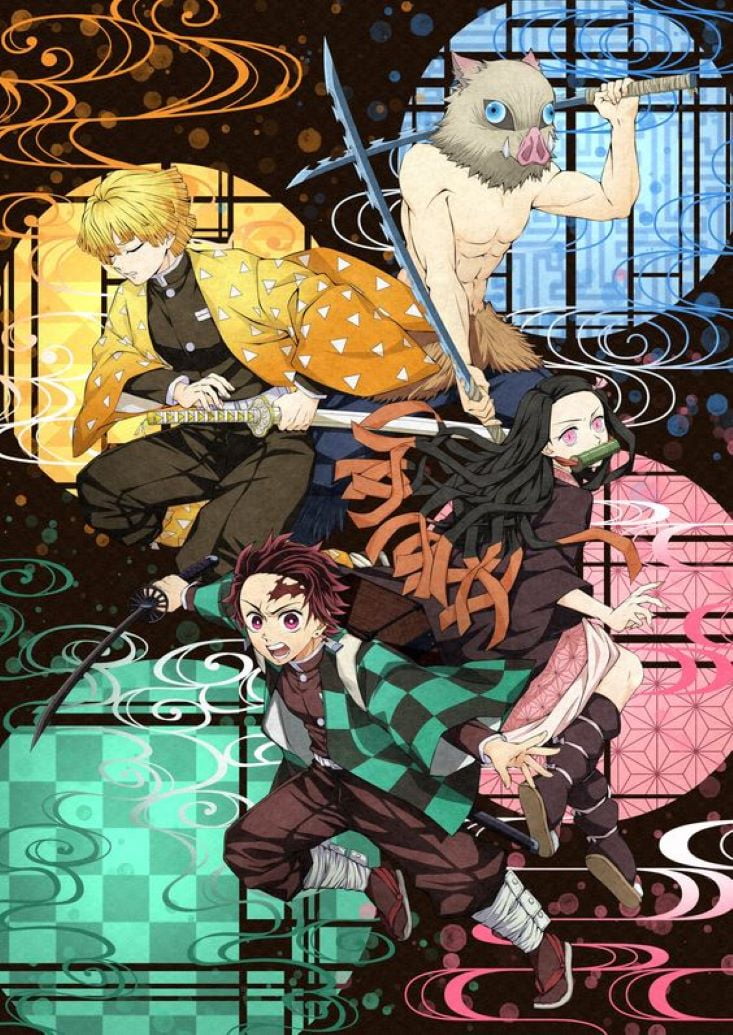 Demon Slayer Diamond Art Painting Kits, Diamond Art, Full Drill 5d ...