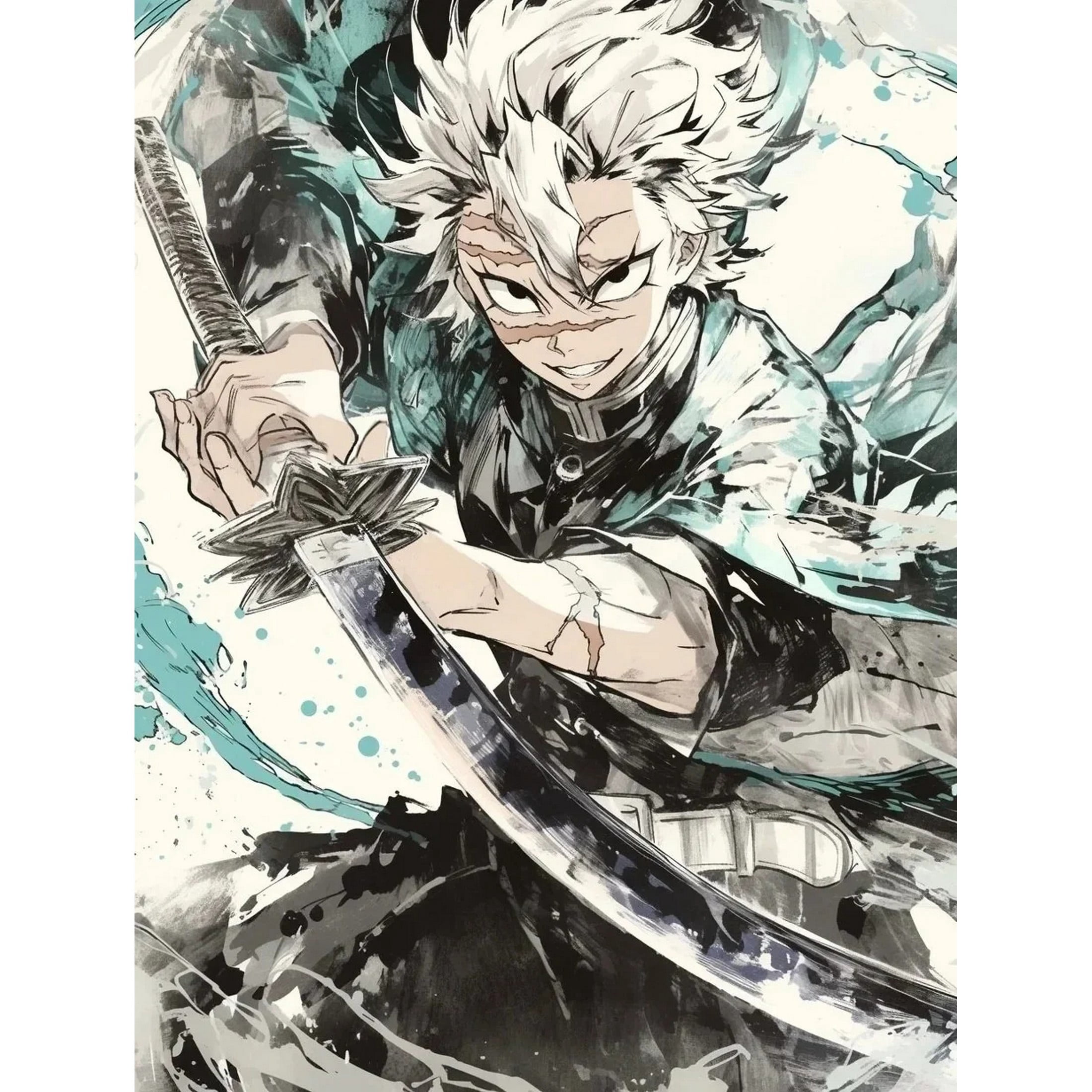 Demon Slayer Diamond Painting Set (for Adults) 5D DIY Anime Diamond Art ...