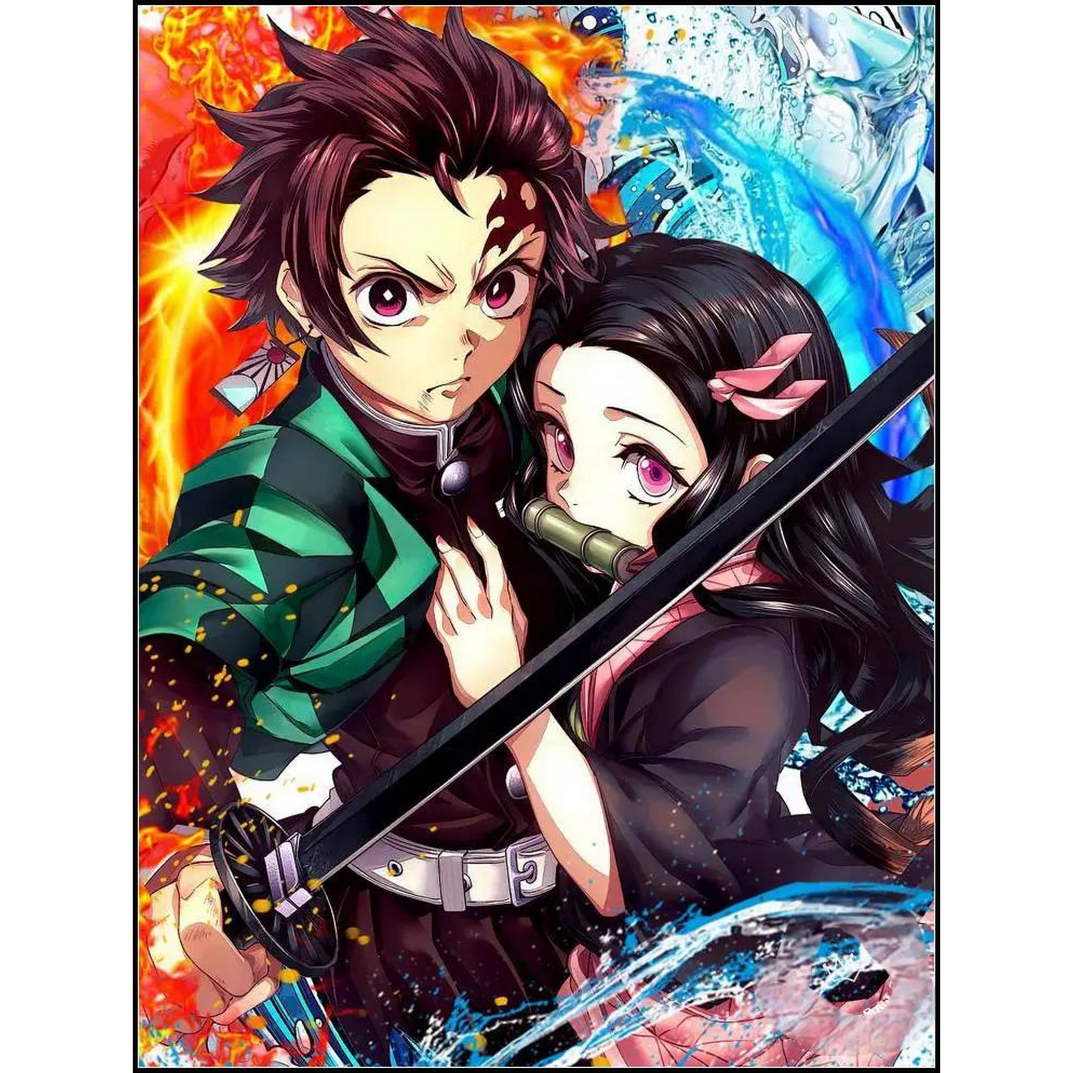 Demon Slayer Diamond Painting Set (for Adults) 5D DIY Anime Diamond Art ...