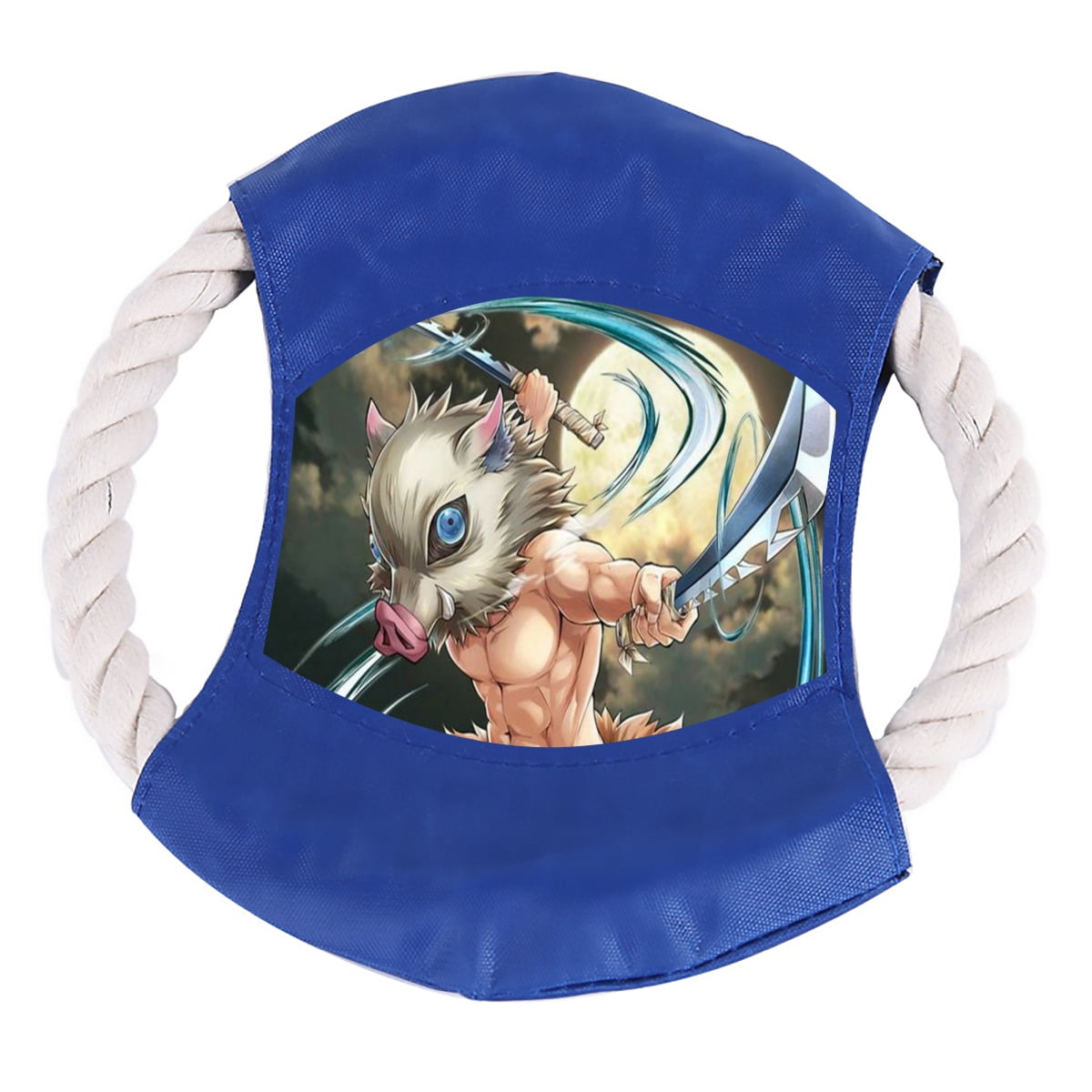 Demon Slayer Dog Toys Flying Disc Rope Toy Chew Toys for Dogs Flying ...