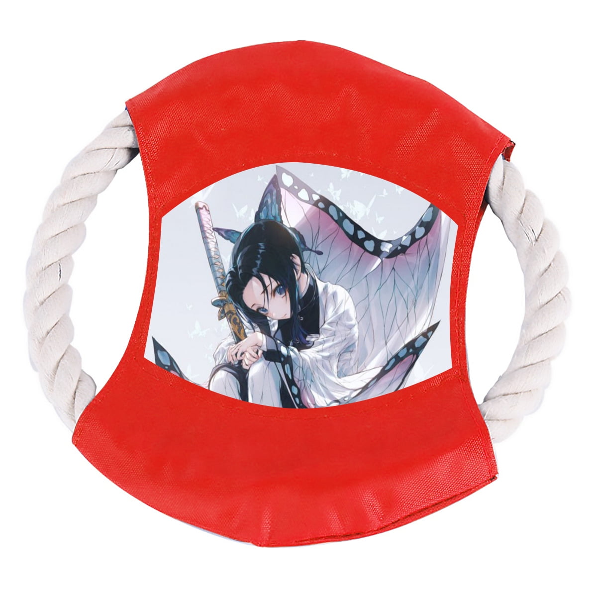 Demon Slayer Dog Toys Flying Disc Rope Toy Chew Toys for Dogs Flying ...