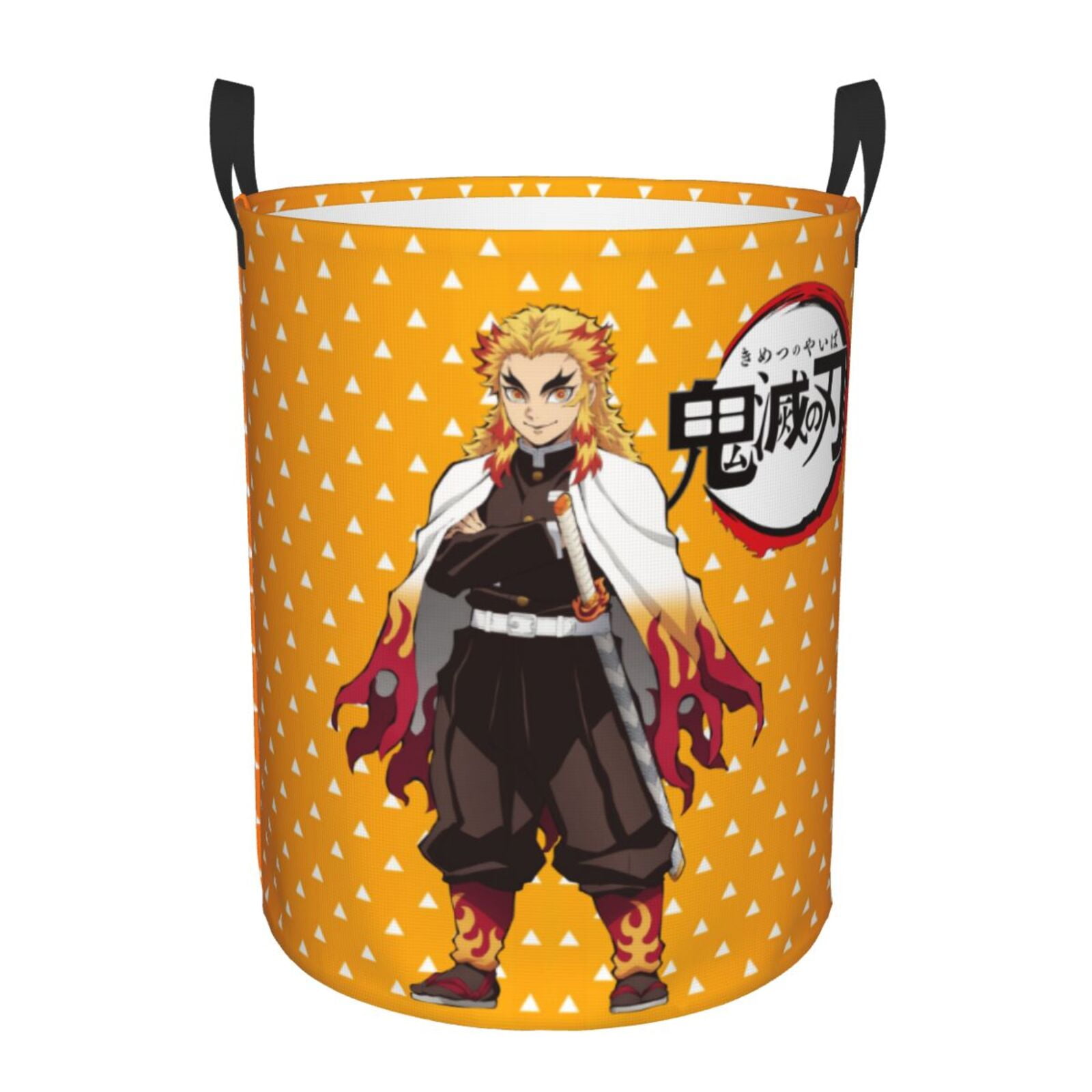 Demon Slayer Fabric Laundry Basket with Handles,Waterproof Laundry ...