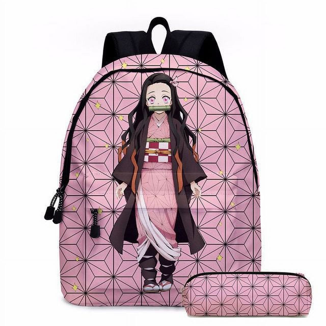 Demon Slayer Fashion Trend Backpack Anime Cosplay Laptop Backpack and ...