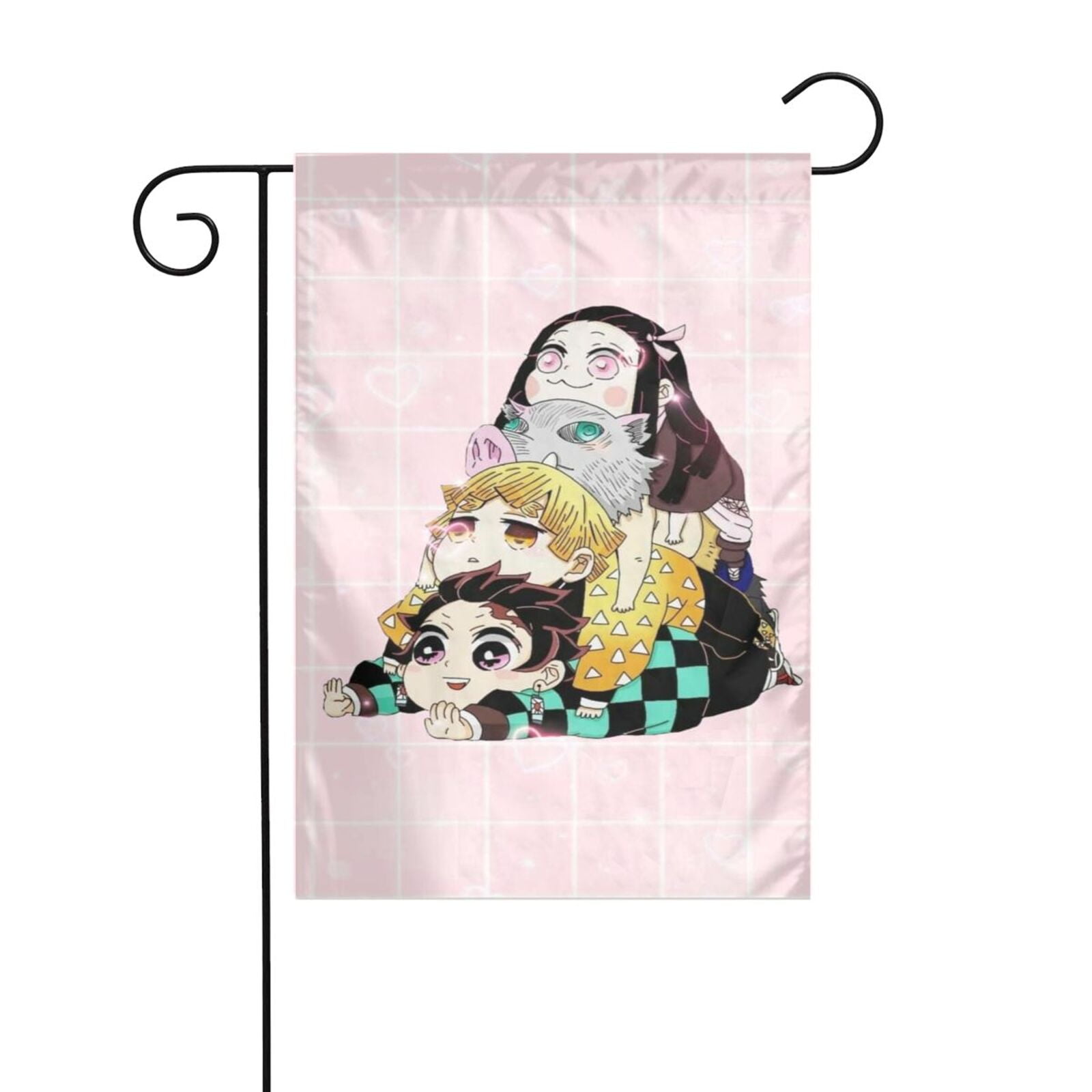 Demon Slayer Garden Flag Double Sided Outside Cartoon Game Yard Outdoor ...