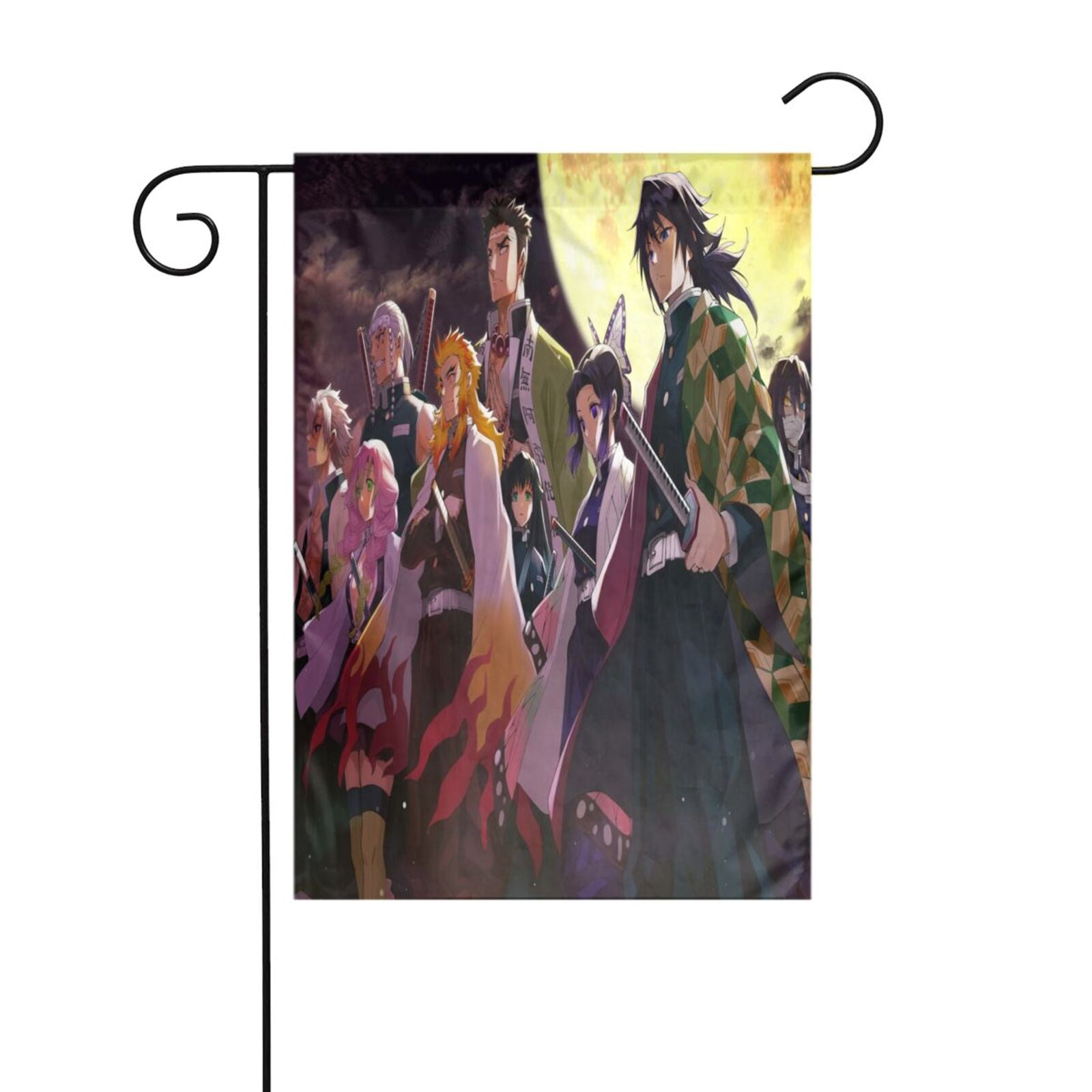 Demon Slayer Garden Flag Double Sided Outside Cartoon Game Yard Outdoor ...