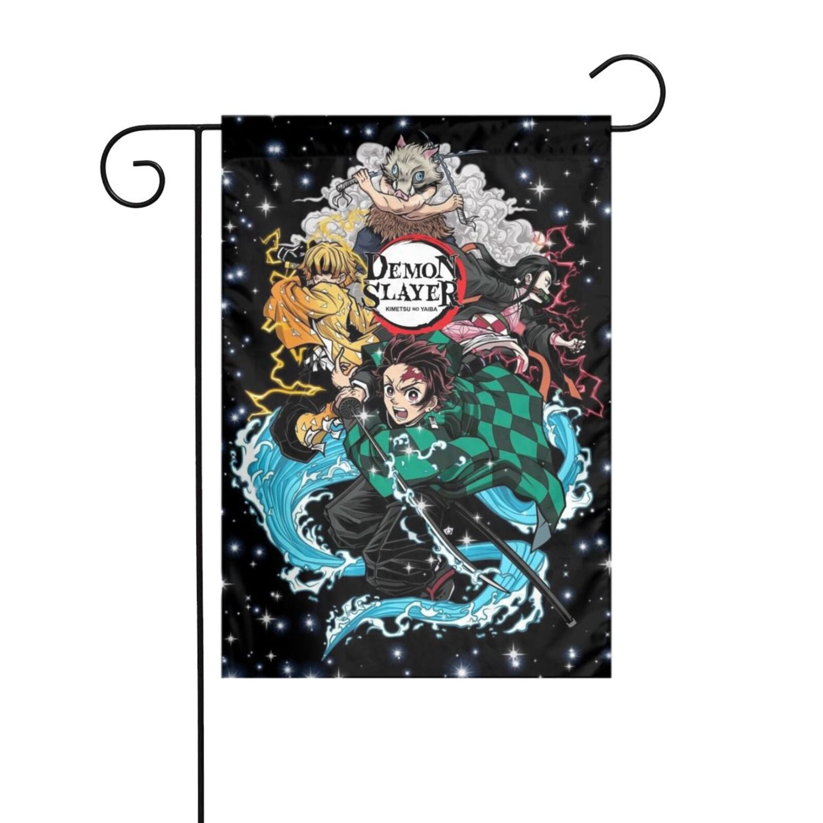 Demon Slayer Garden Flag Double Sided Outside Cartoon Game Yard Outdoor ...