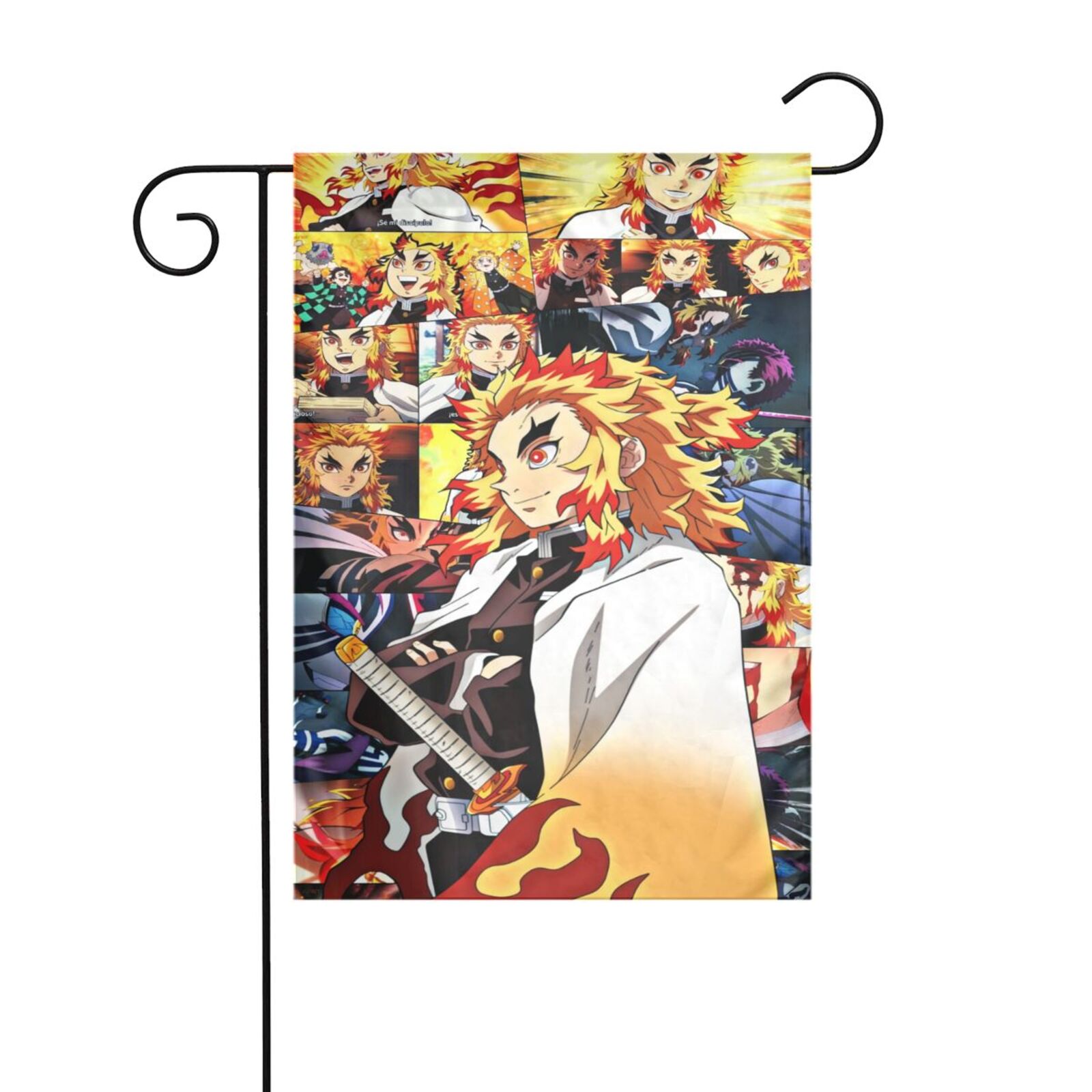 Demon Slayer Garden Flag Double Sided Outside Cartoon Game Yard Outdoor ...