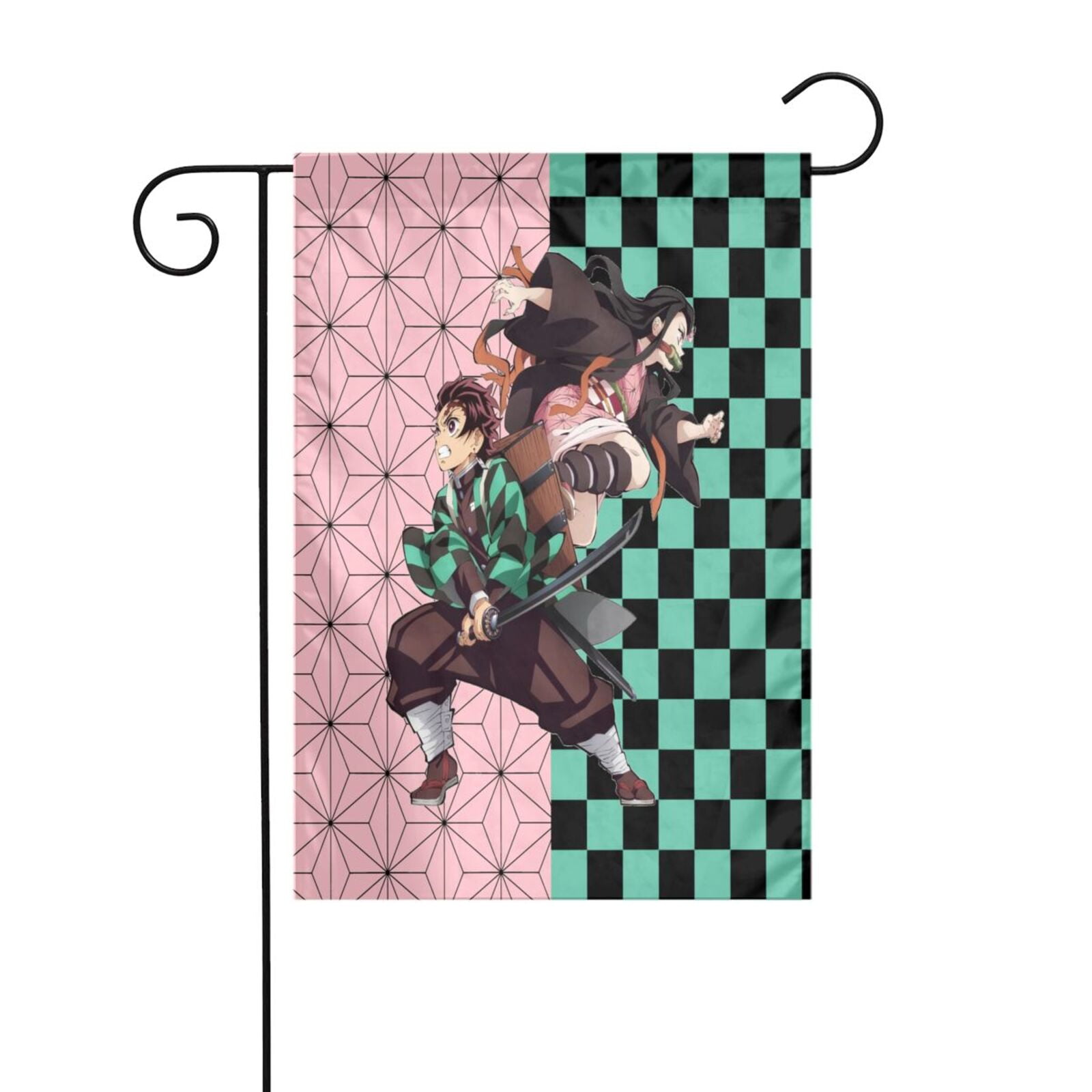 Demon Slayer Garden Flag Double Sided Outside Cartoon Game Yard Outdoor ...