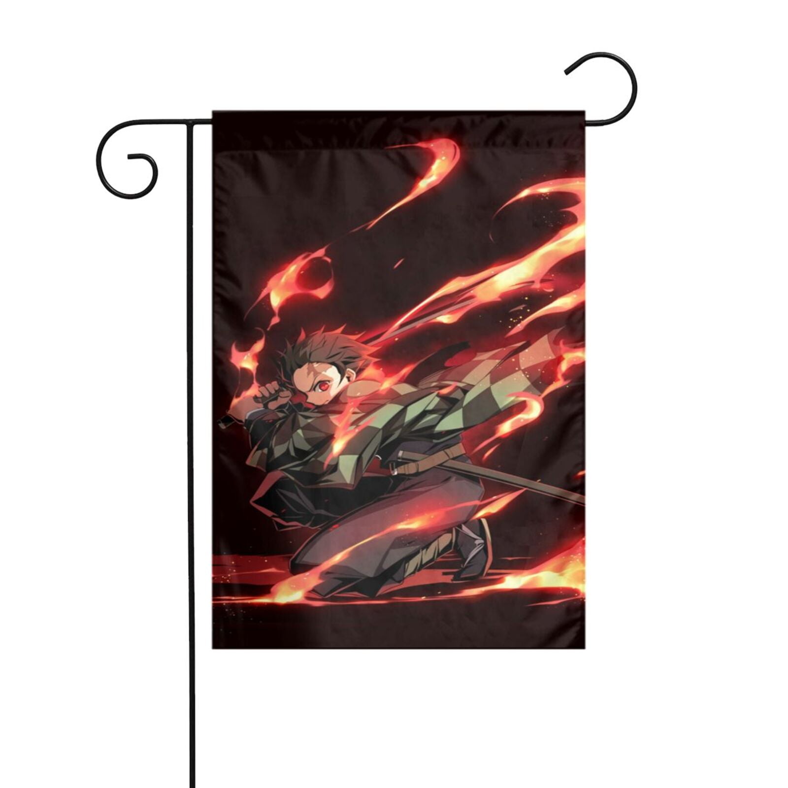 Demon Slayer Garden Flag Double Sided Outside Cartoon Game Yard Outdoor ...