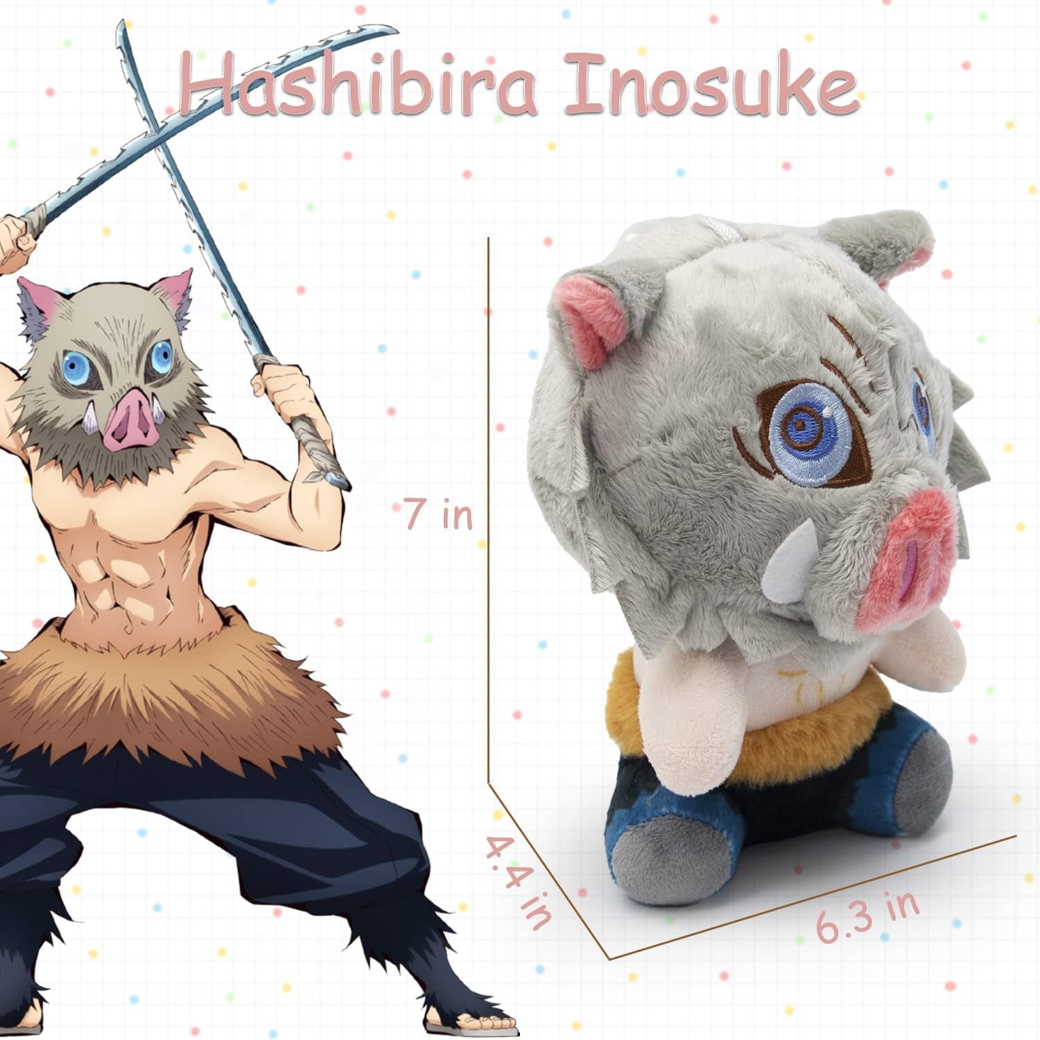 Demon Slayer Ghost Blade Doll Decoration Japanese Anime Surrounding ...