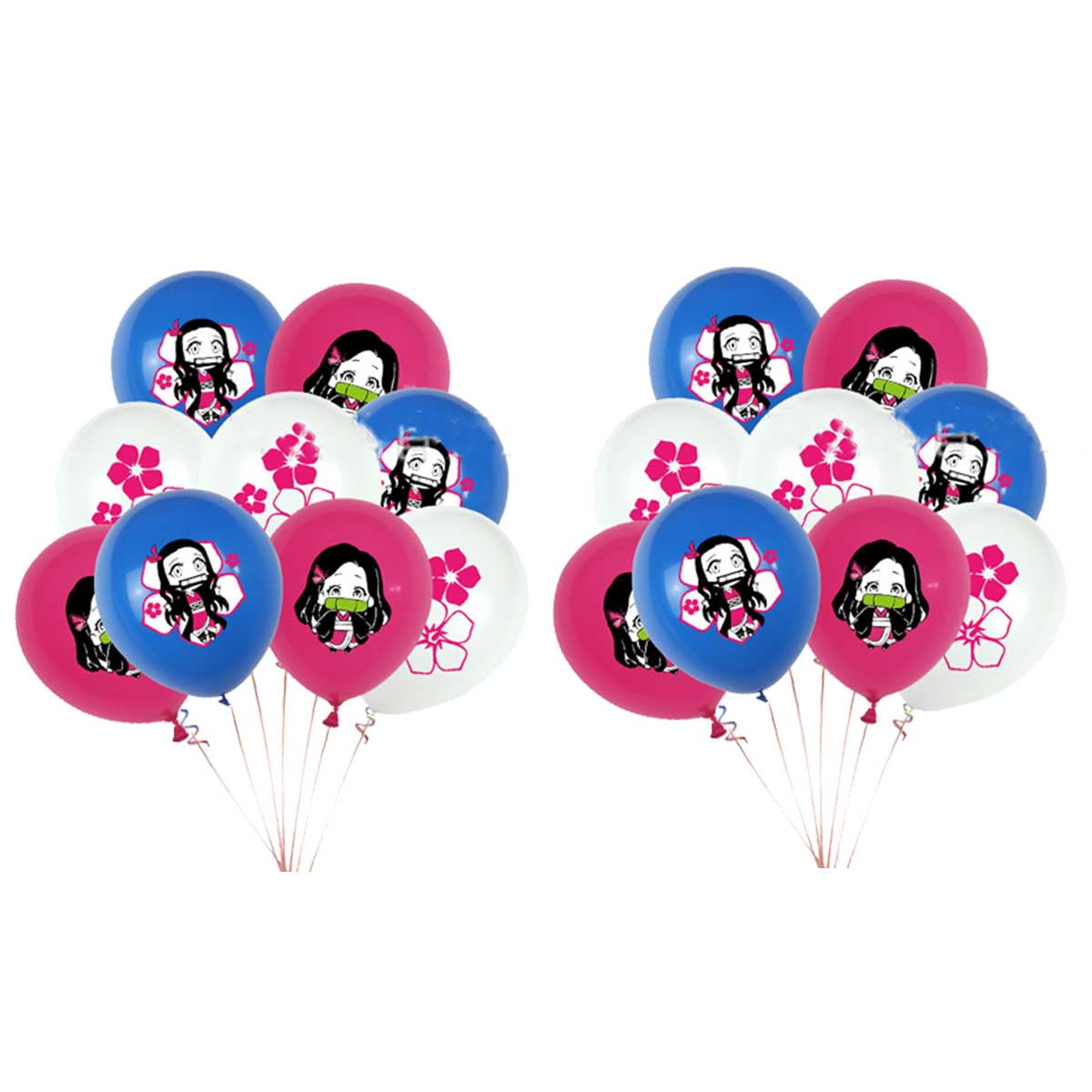 Demon Slayer Girl Nezuko Balloons Party Supplies Birthday Favors ...