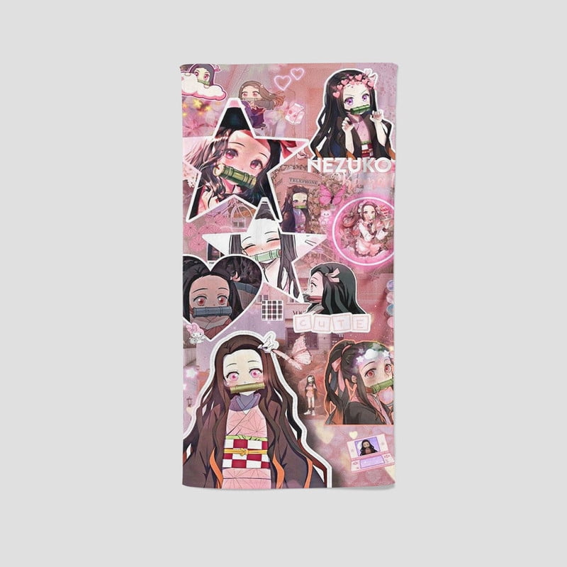 Demon Slayer Girl Nezuko'stowel features a distinctive design, making ...