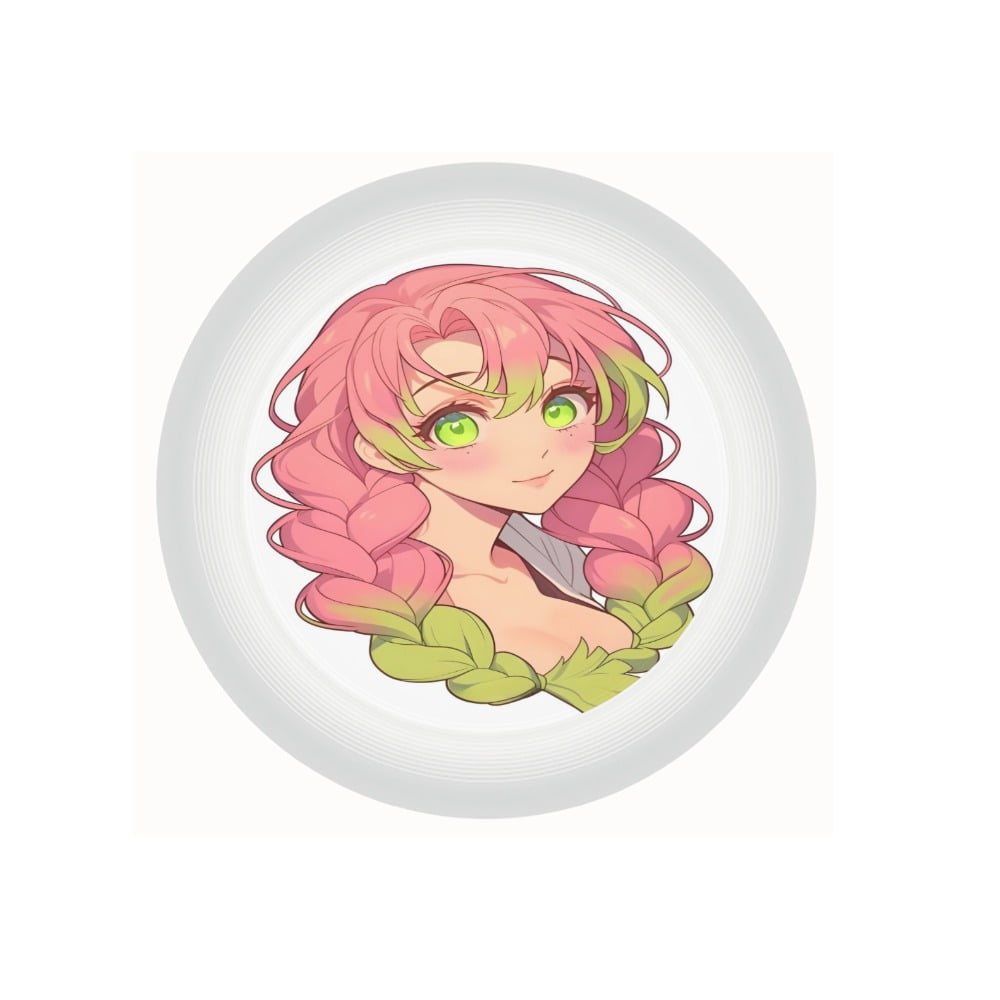 Demon Slayer Girl Patterned Frisby Slip Resistant And Stable Throw With ...