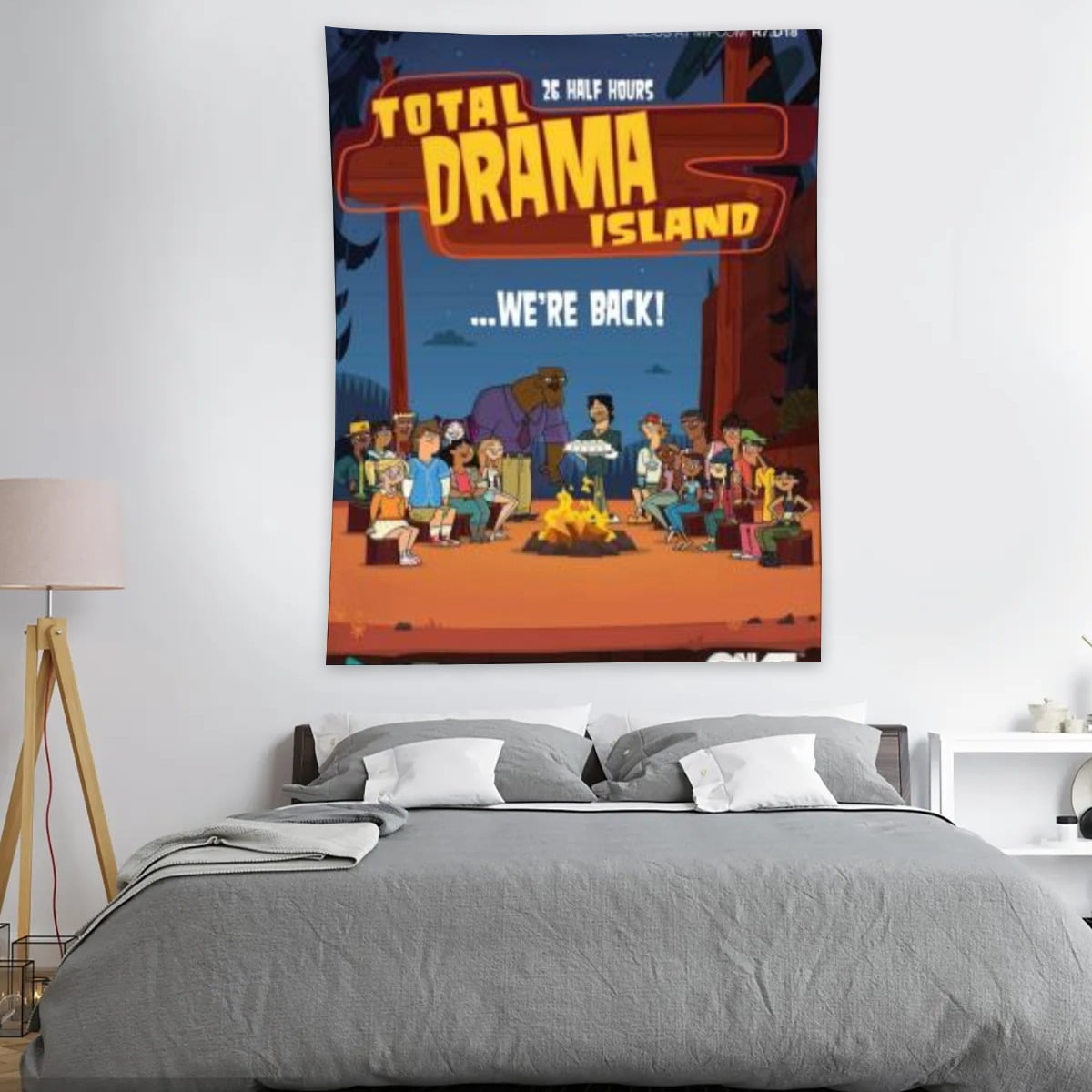 Demon Slayer Girl Tapestry Gift Wall Hanging Backdrop for Room Bedroom ...