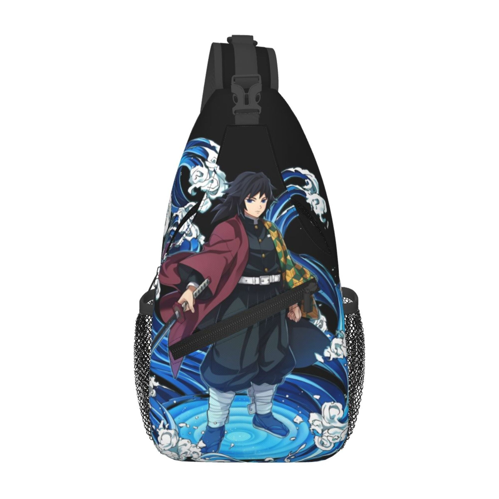 Demon Slayer Giyu Tomioka Sling Bag Crossbody Sling Backpack Chest Bag ...