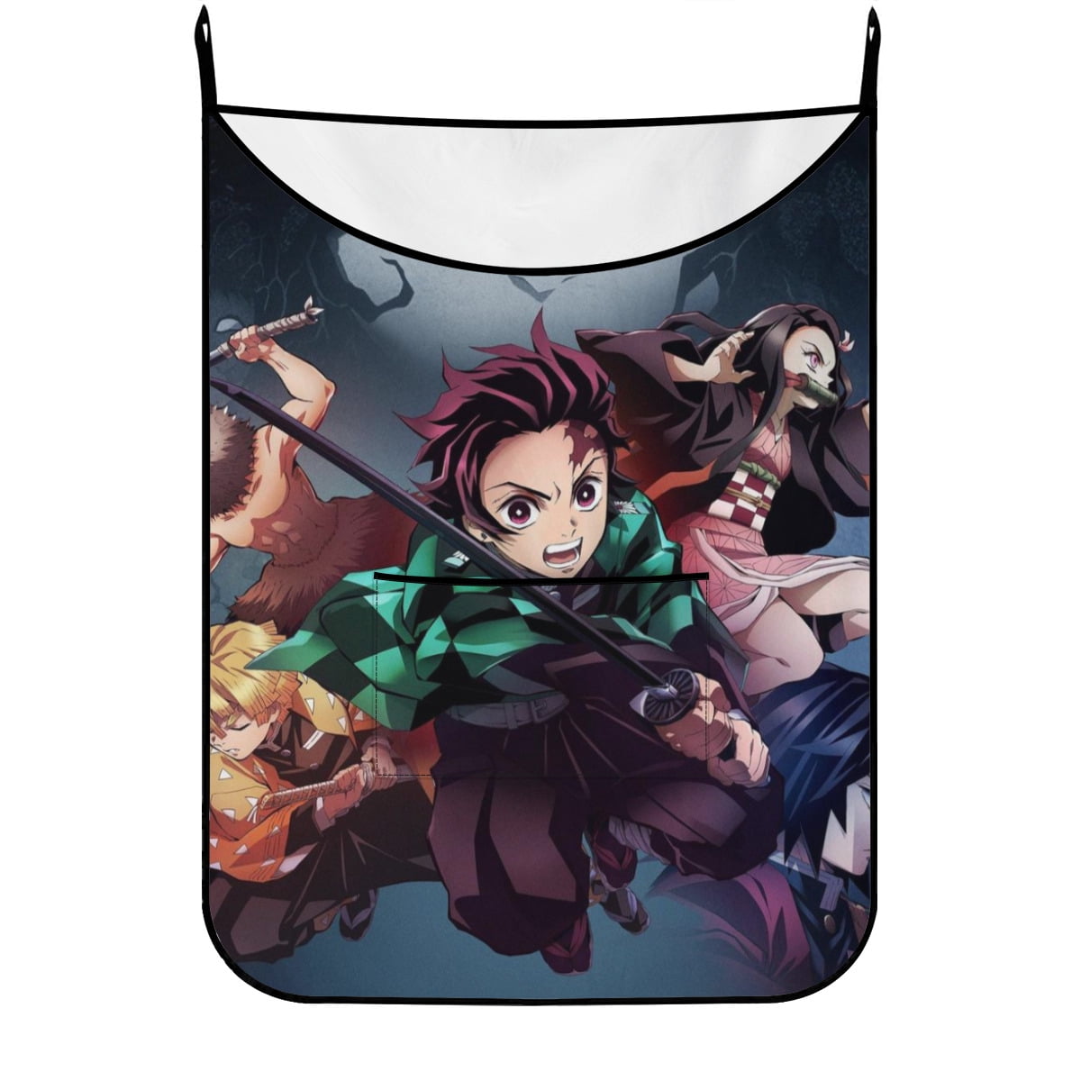 Demon Slayer Hanging Laundry Basket Foldable Hanging Laundry Basket ...