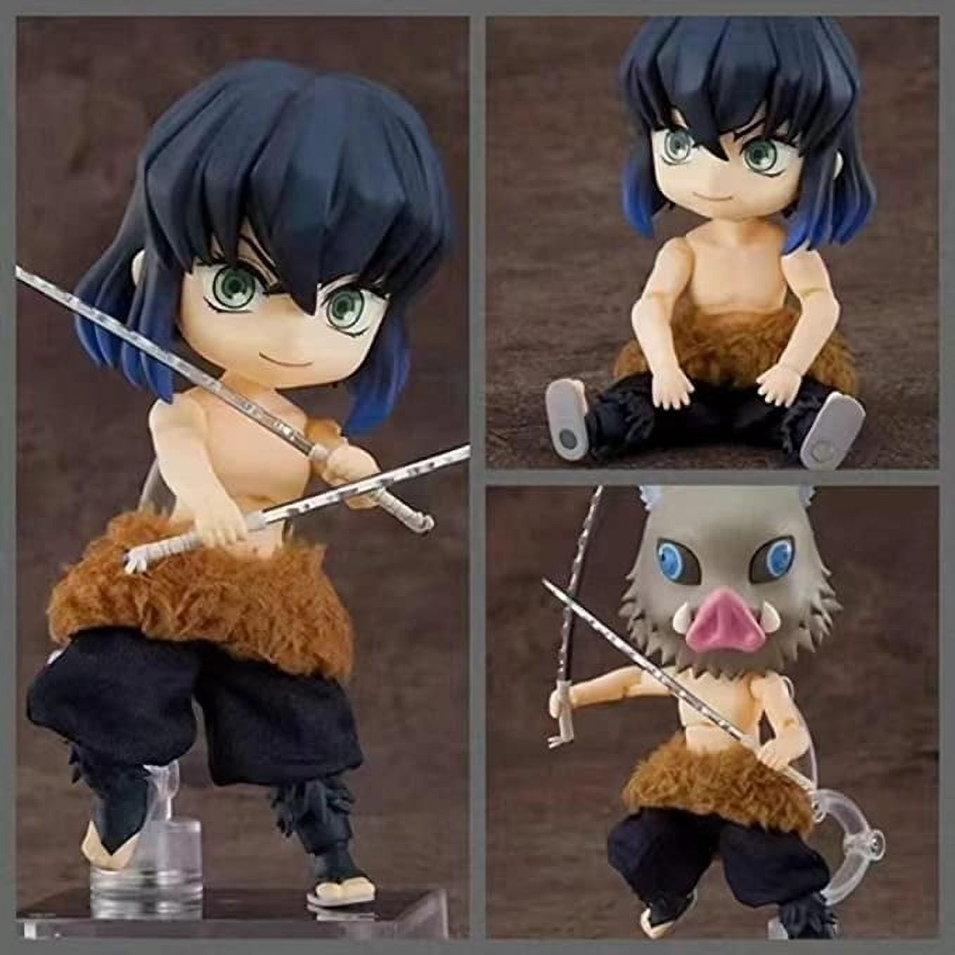 Demon Slayer Hashibira Inosuke Q Version Nendoroid Action Figure with ...