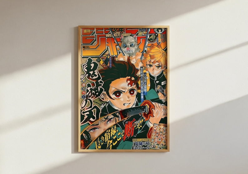 Demon Slayer Hashira Poster Manga Panel Collage Anime Wall Decor Size ...